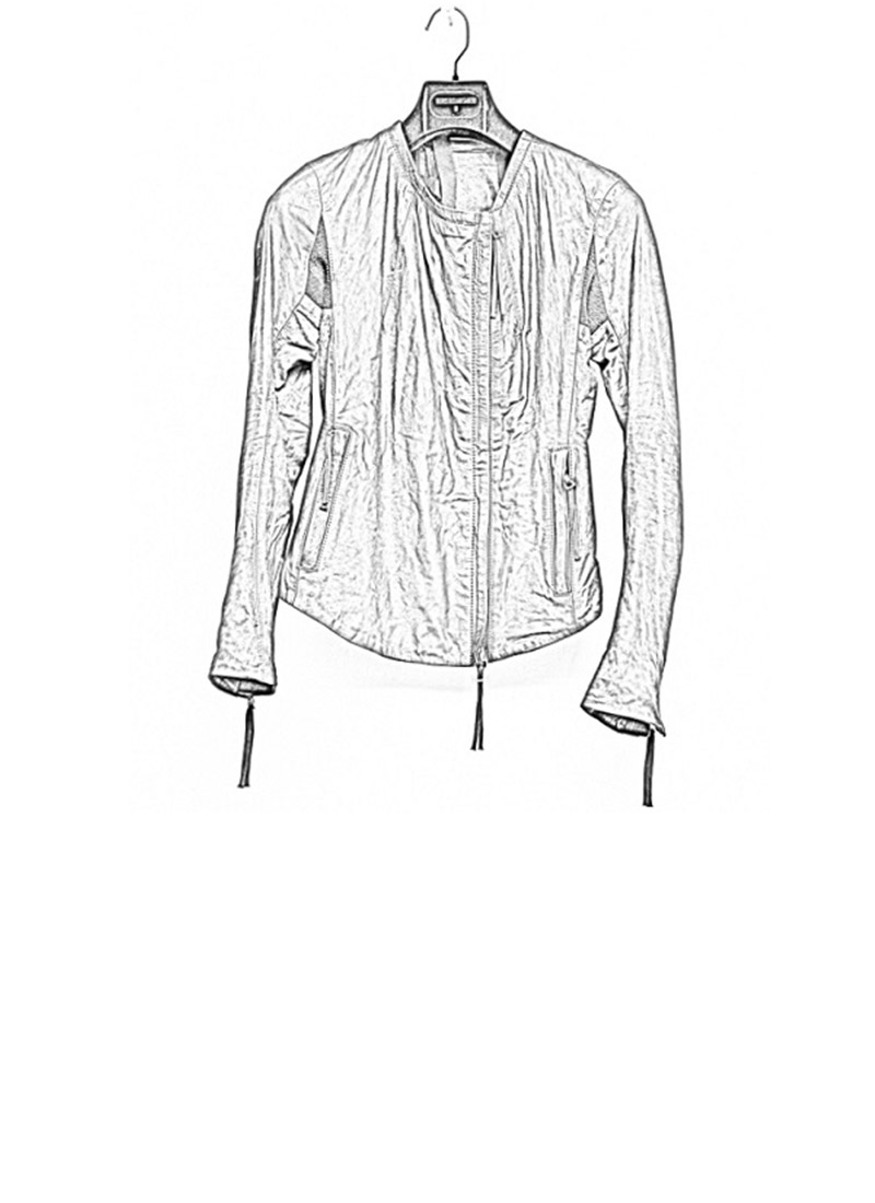 Open Leather Jacket Drawing