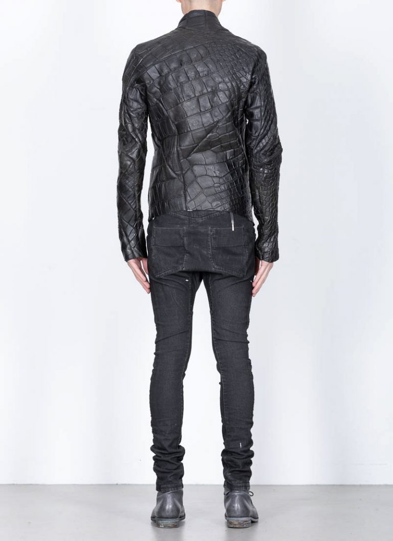 hide-m | Leon Emanuel Blanck Aviator Jacket Wild Alligator Leather