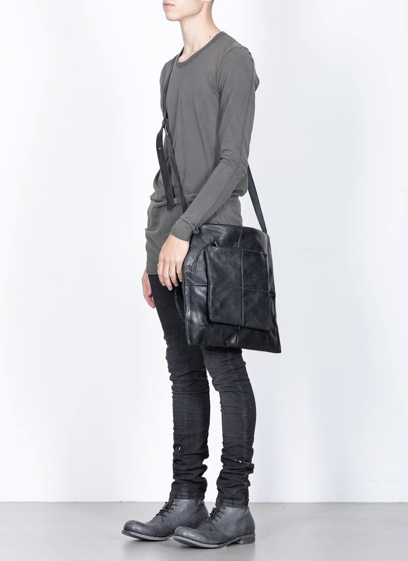 hide-m | M.A+ Maurizio Amadei Patchwork Double Messenger Bag