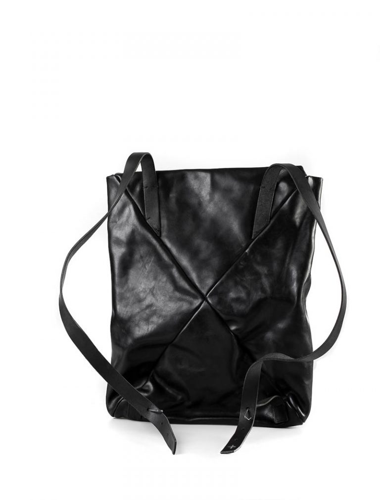 hide-m | m.a+ Maurizio Amadei 15" Envelope Backpack BE155 black horse