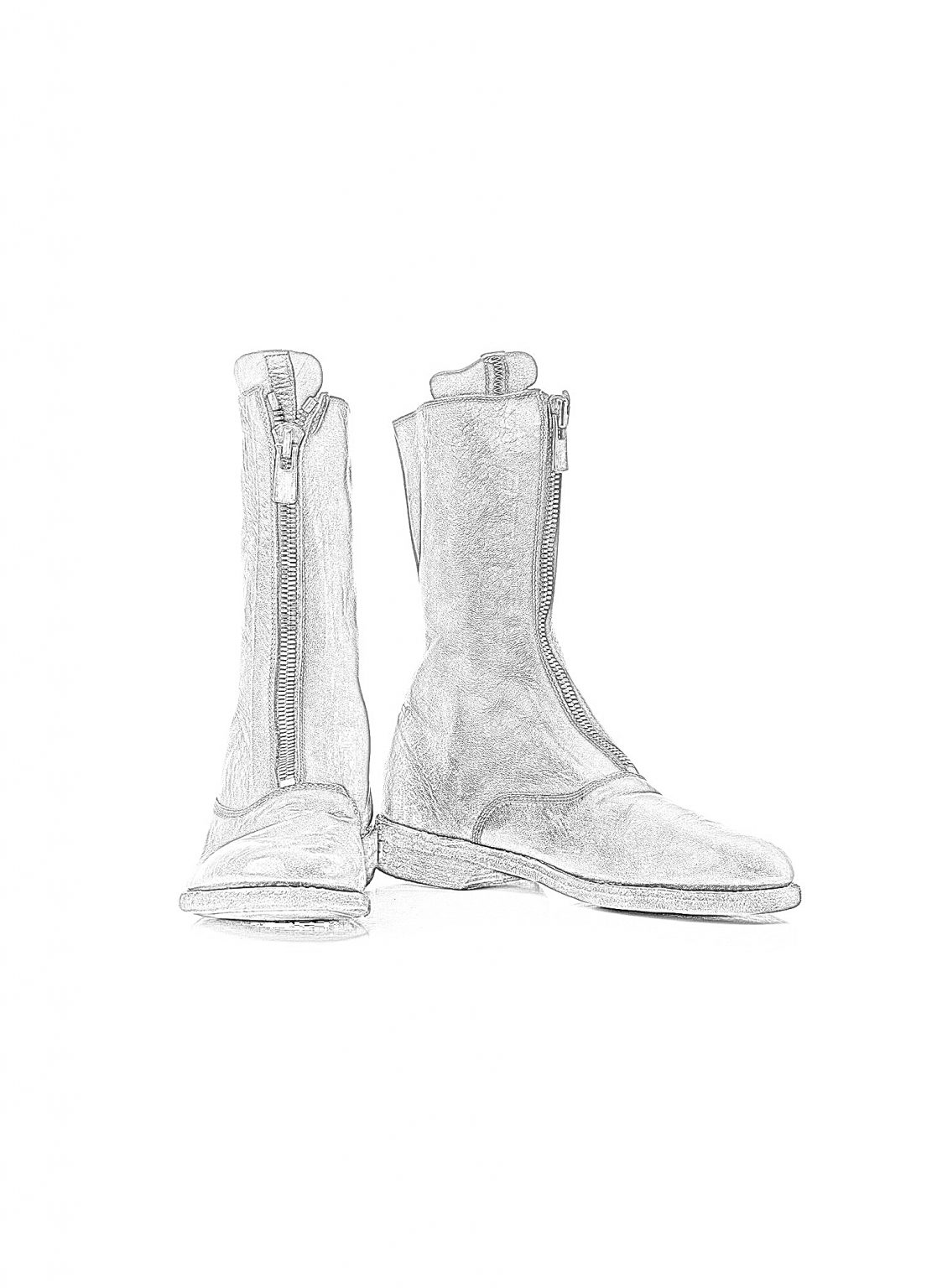 hide-m | GUIDI 310 Army Front Zip Boot Women, raspberry horse leather
