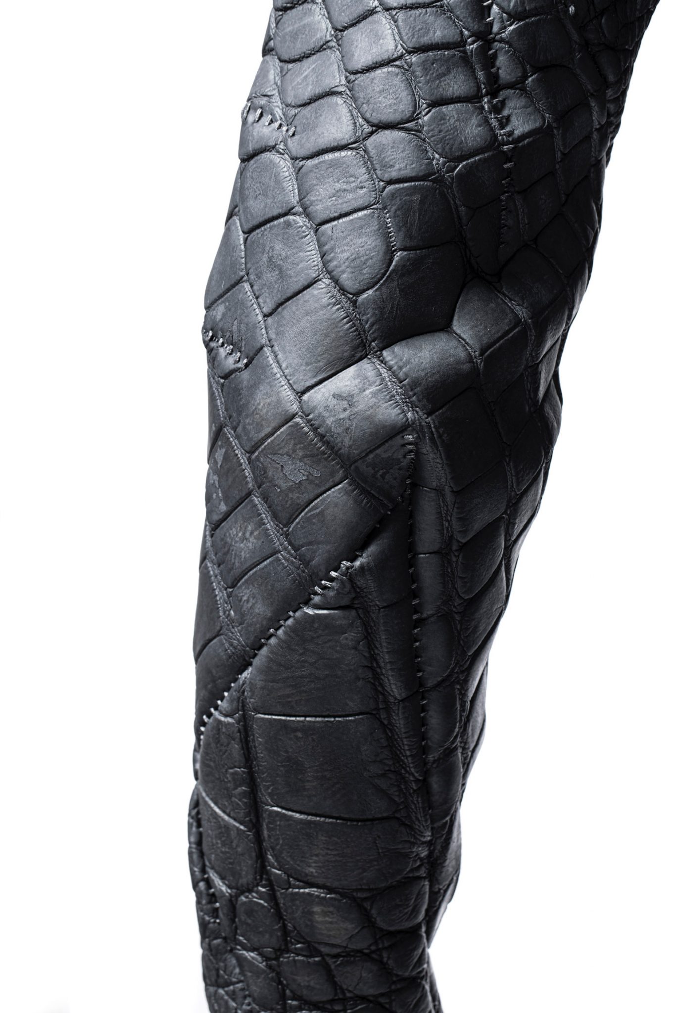 hide-m | LEON EMANUEL BLANCK Distortion Aviator Jacket, wild alligator