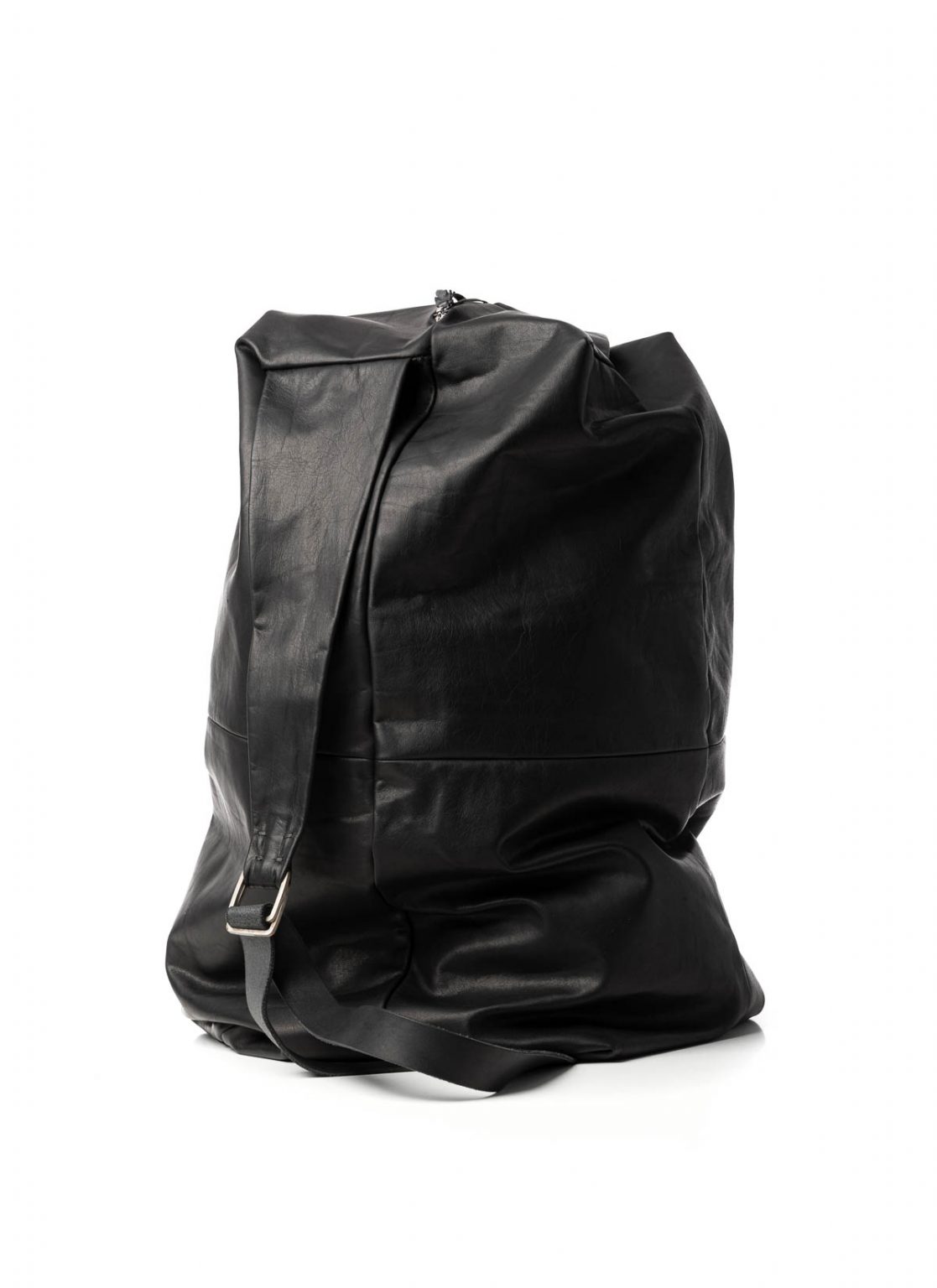 hide-m | m.a+ Maurizio Amadei - Zipped Sack BS100, black cow leather