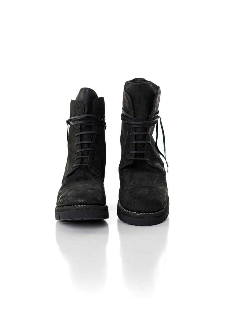 hide-m | GUIDI 795V Lace Up Boot W/Vibram Sole, black cordovan