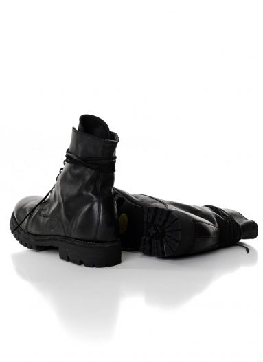 hide-m | GUIDI 795V Lace Up Boot With Vibram Sole, black horse