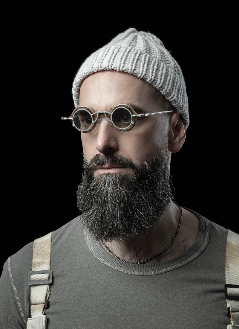 hide[m] | RIGARDS x Ziggy Chen RG1911TI Sun Glasses texture red