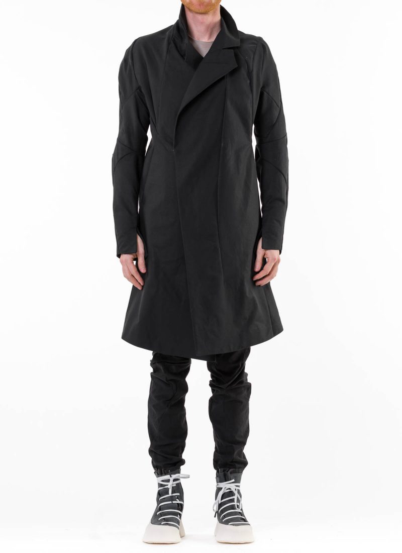 hide-m | LEON EMANUEL BLANCK Distortion Officer Coat, black