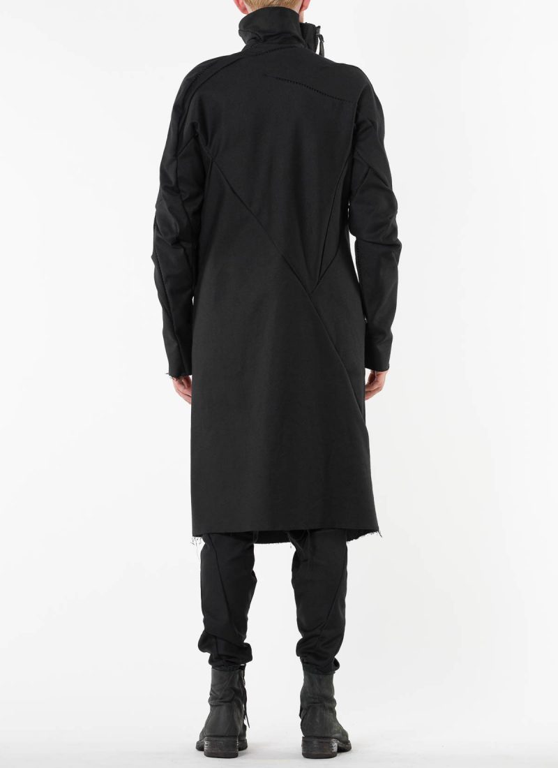hide-m | LEON EMANUEL BLANCK Trench Coat, black cotton/ea