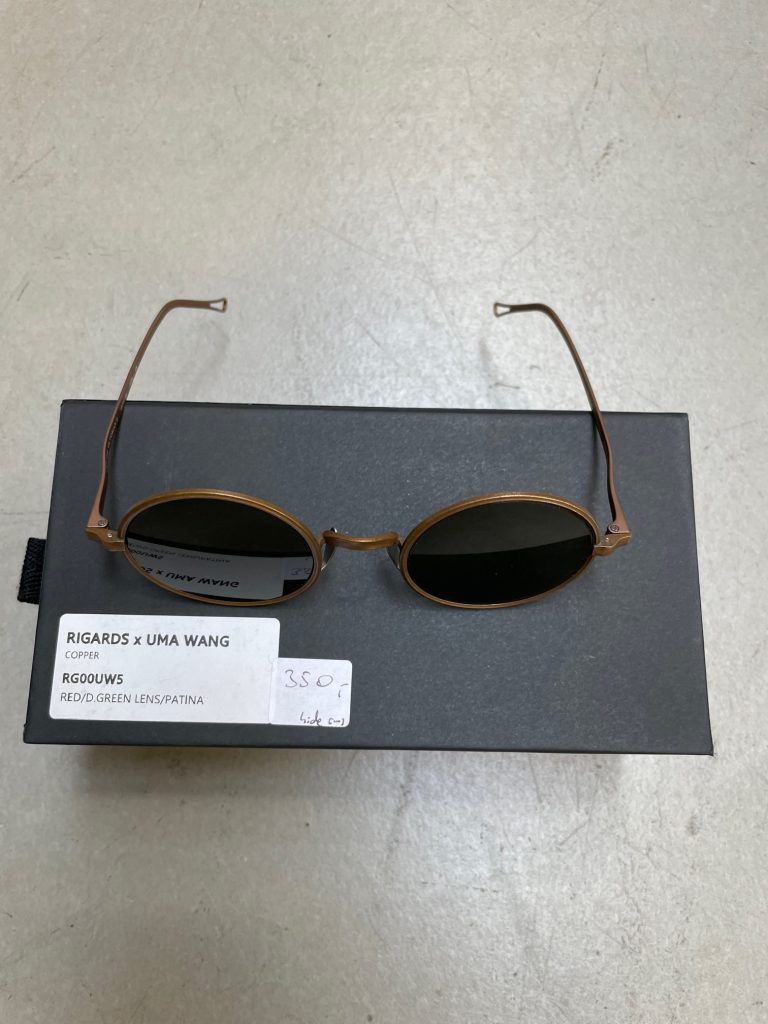 hide-m | RIGARDS x UMA WANG Sun Glasses RG00UW5, patina red