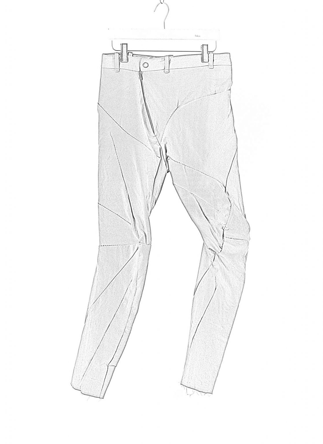 hide-m | LEON EMANUEL BLANCK Distortion Fitted Pants, dark grey
