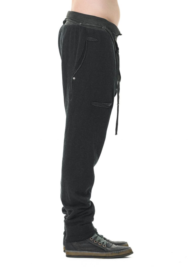 hide-m | TAICHI MURAKAMI Sweat Pants, black dark grey, cashmere/co