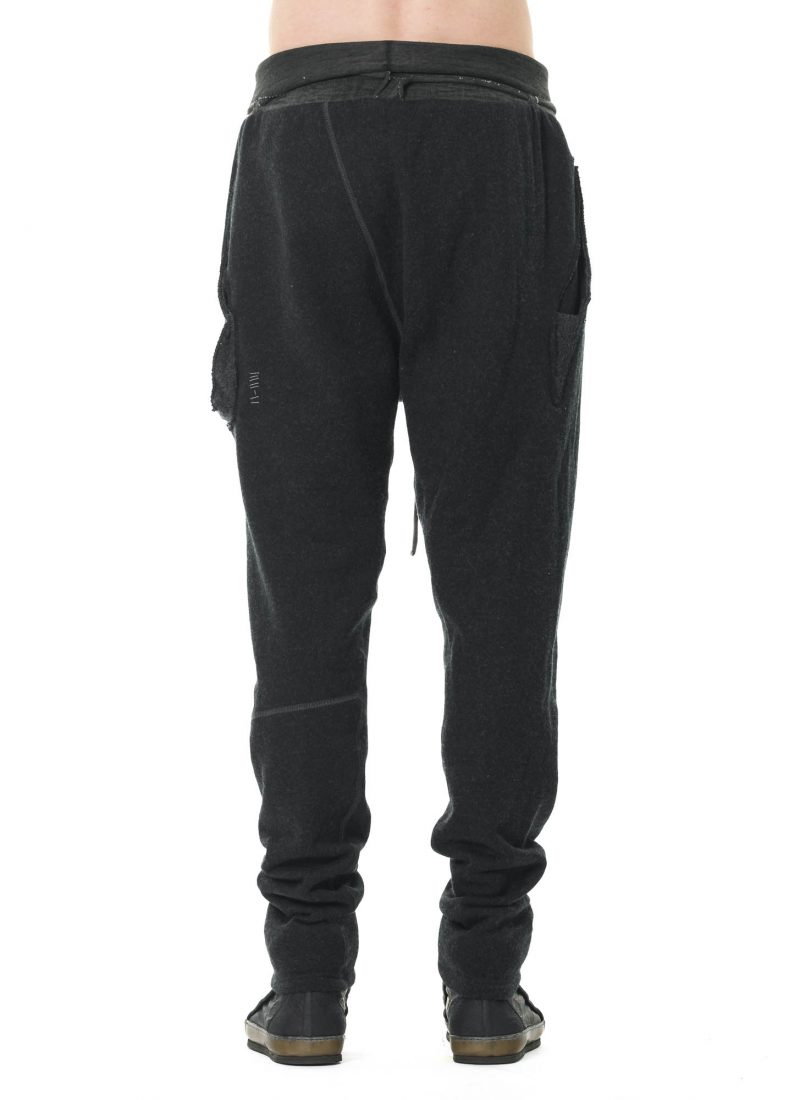 hide-m | TAICHI MURAKAMI Sweat Pants, black dark grey, cashmere/co