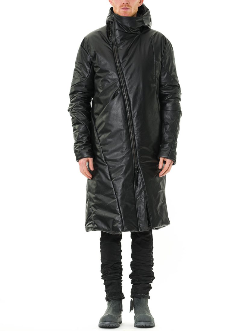 hide-m | LEON EMANUEL BLANCK Puffer Overundercoat, calf leather