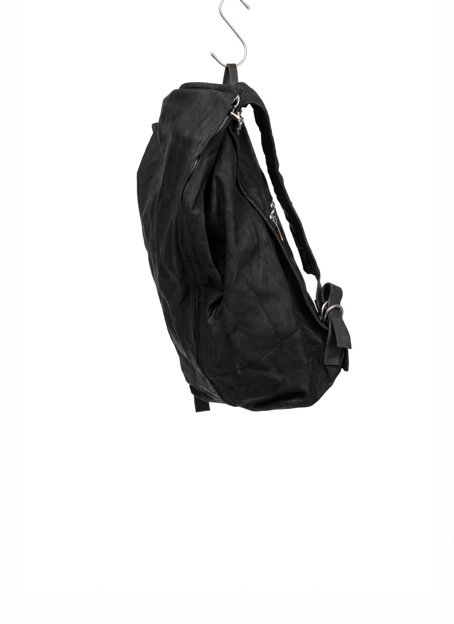 hide-m | Taichi Murakami Backpack Ver.4, full black horse leather