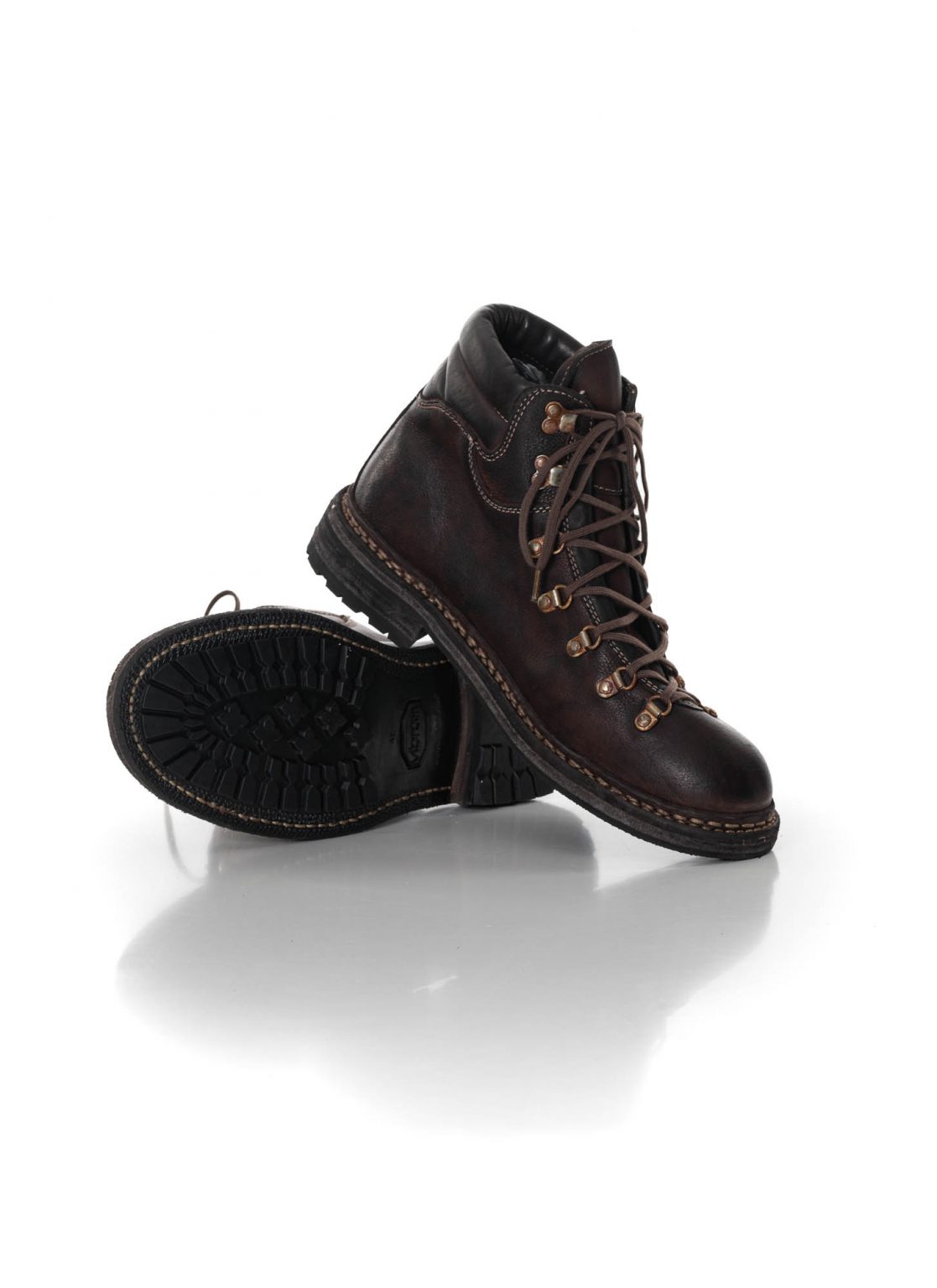 hide-m | GUIDI 19 Men Hiking Boot, dark brown buffalo leather