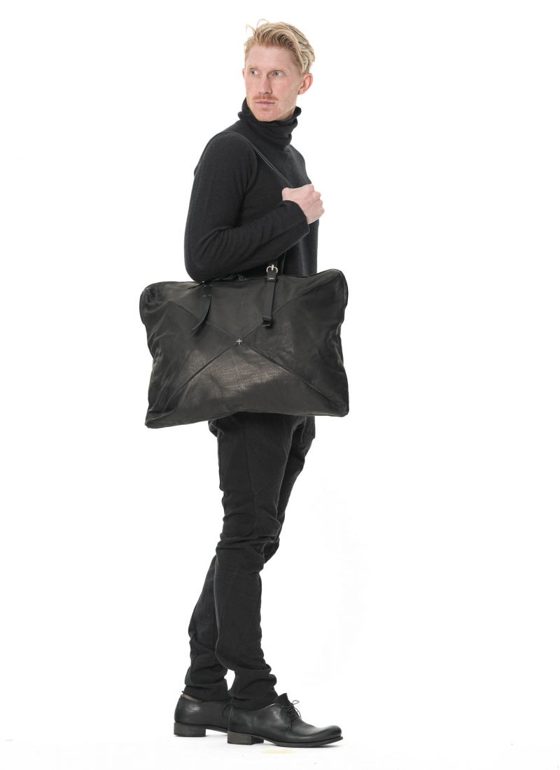 hide-m | m.a+ Maurizio Amadei Large Folder Bag BLL100, black