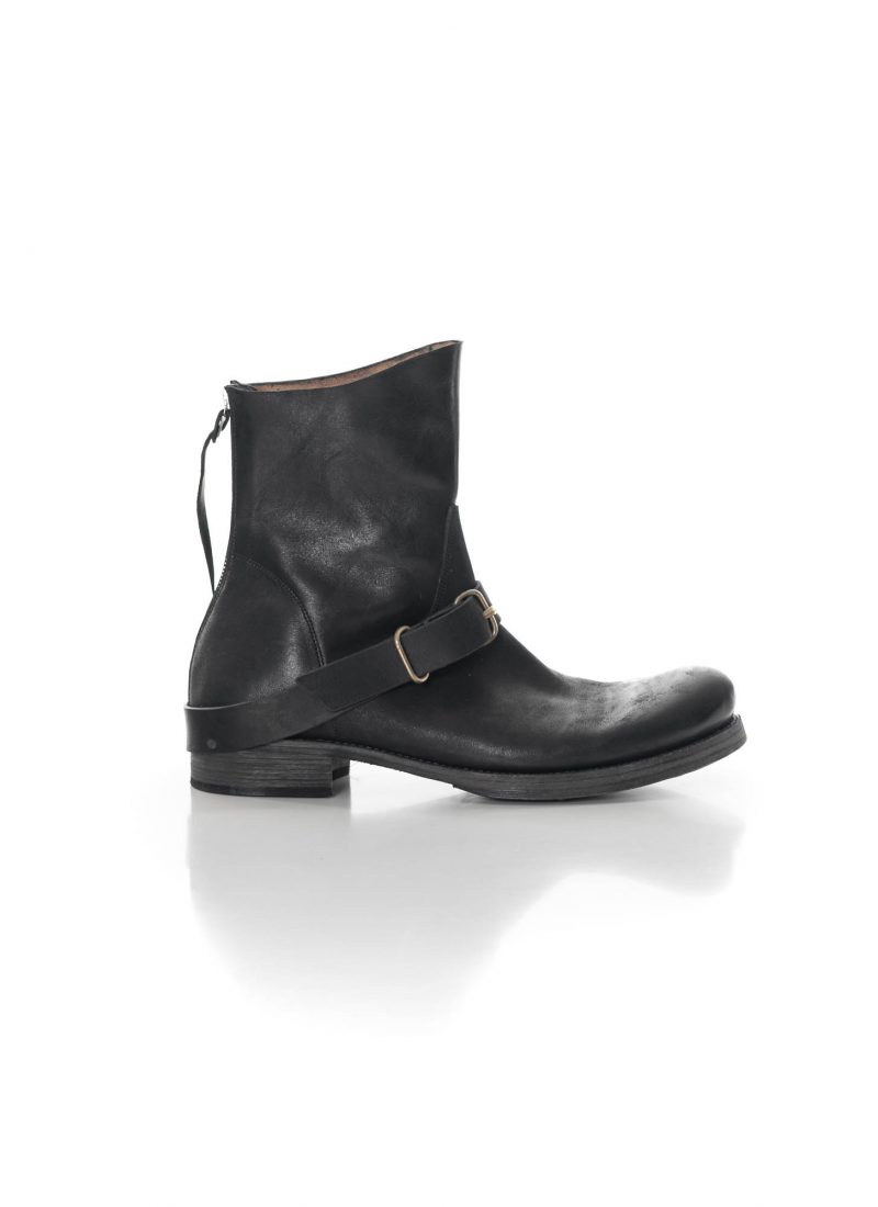 hide-m | M.A+ Maurizio Amadei Men Buckle Back Zip Medium Boot