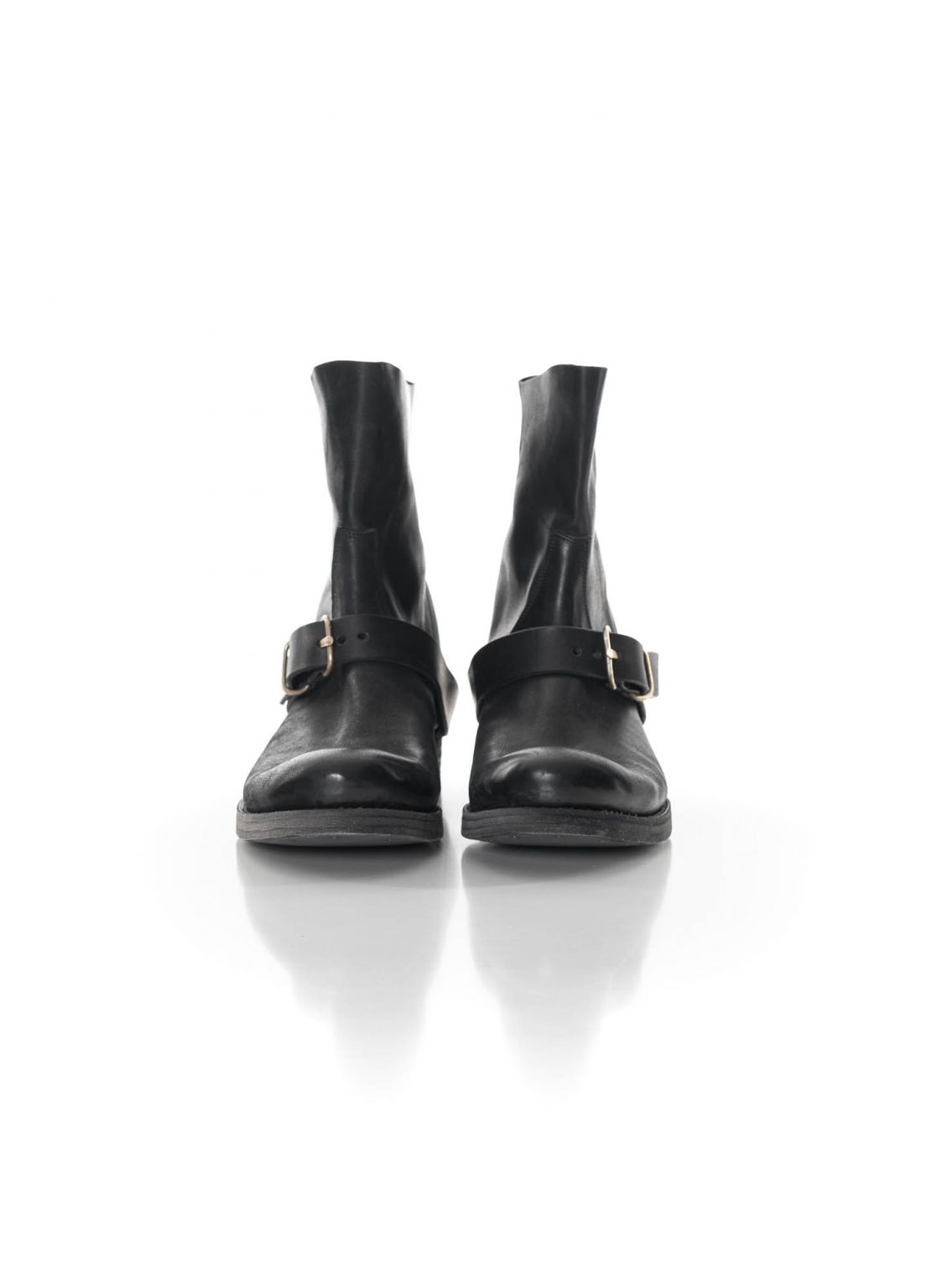 hide-m | M.A+ Maurizio Amadei Men Buckle Back Zip Medium Boot