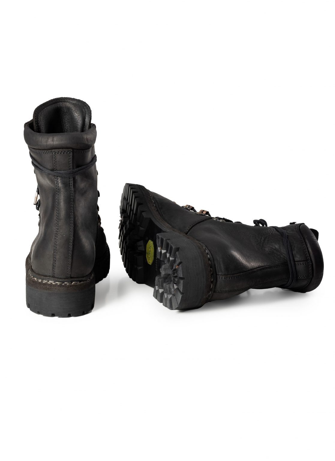 hide-m | GUIDI Men 20 Trekking Boot, black modulated calf leather