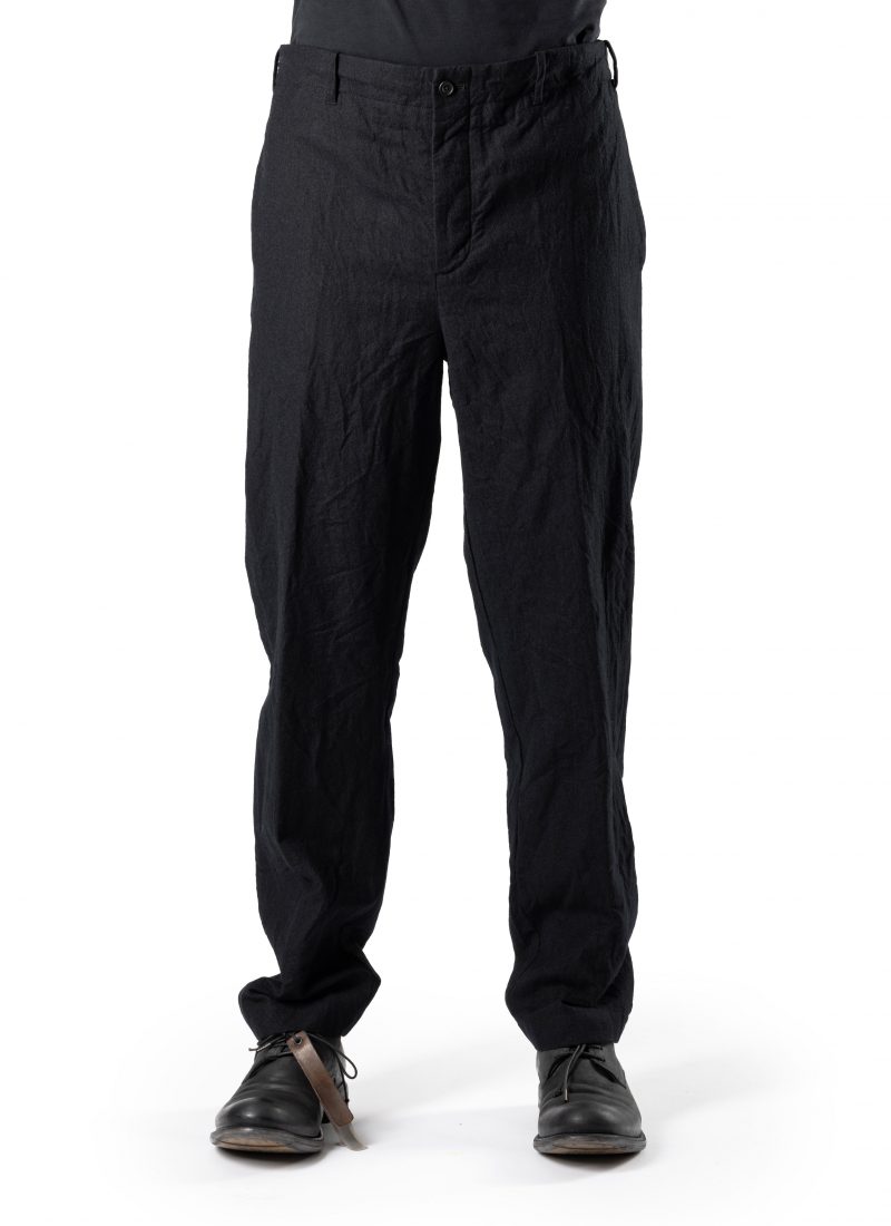 hide-m | FORME D’EXPRESSION Slim Pullon Pants, black