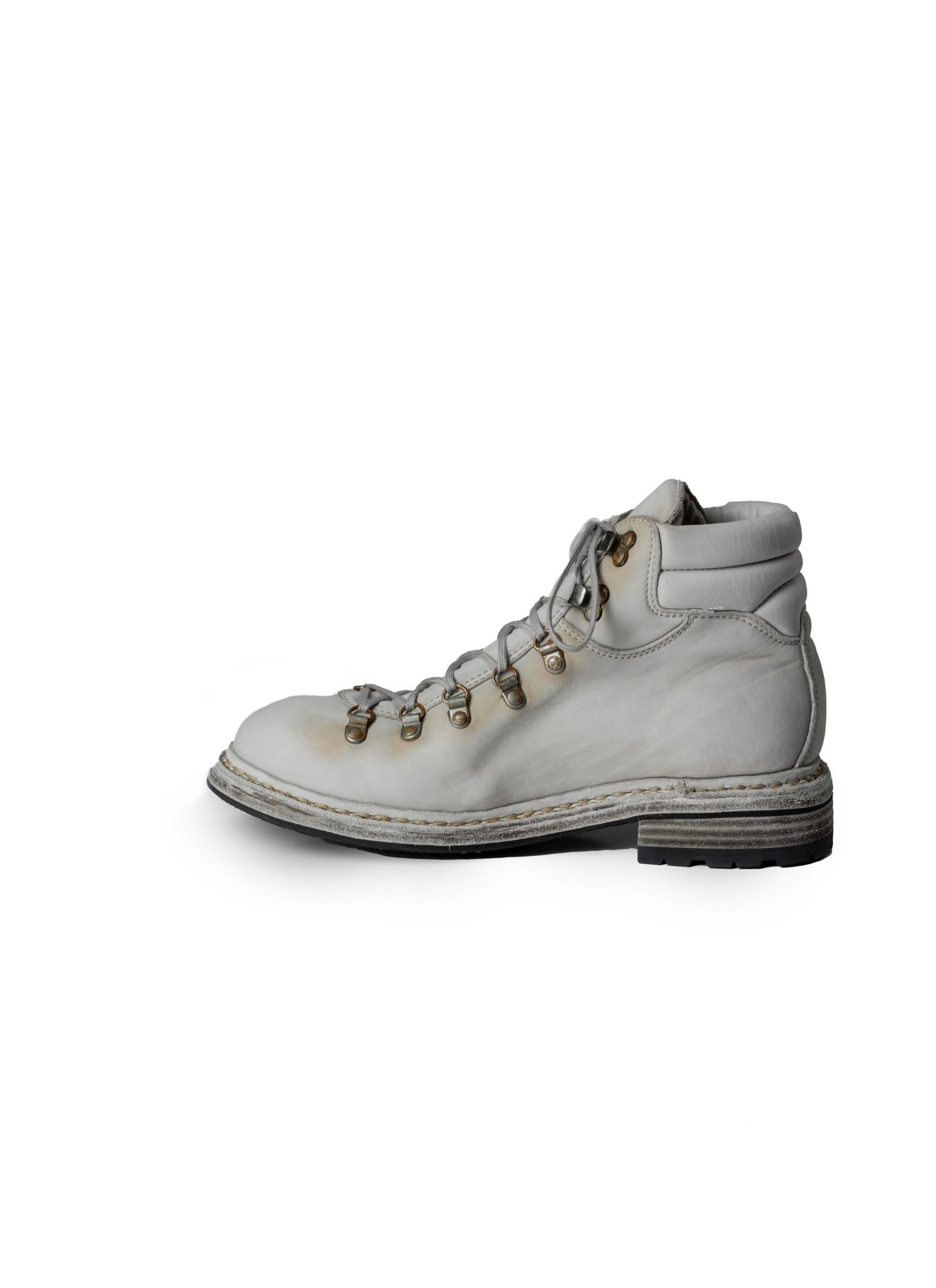 hide-m | GUIDI 19 Men Hiking Boot, light grey horse leather
