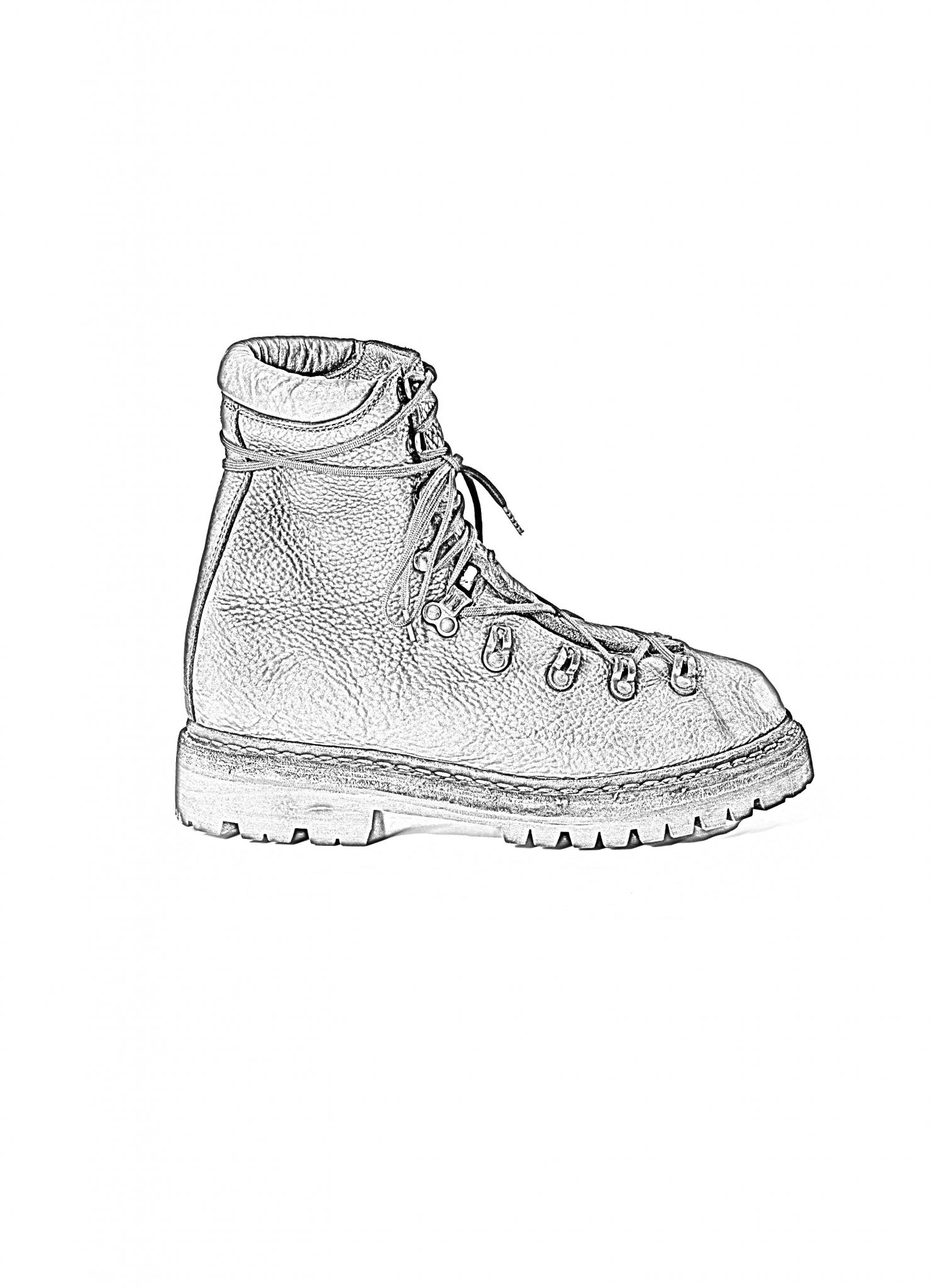 hide-m | GUIDI Men 20 Trekking Boot, modulated bison leather