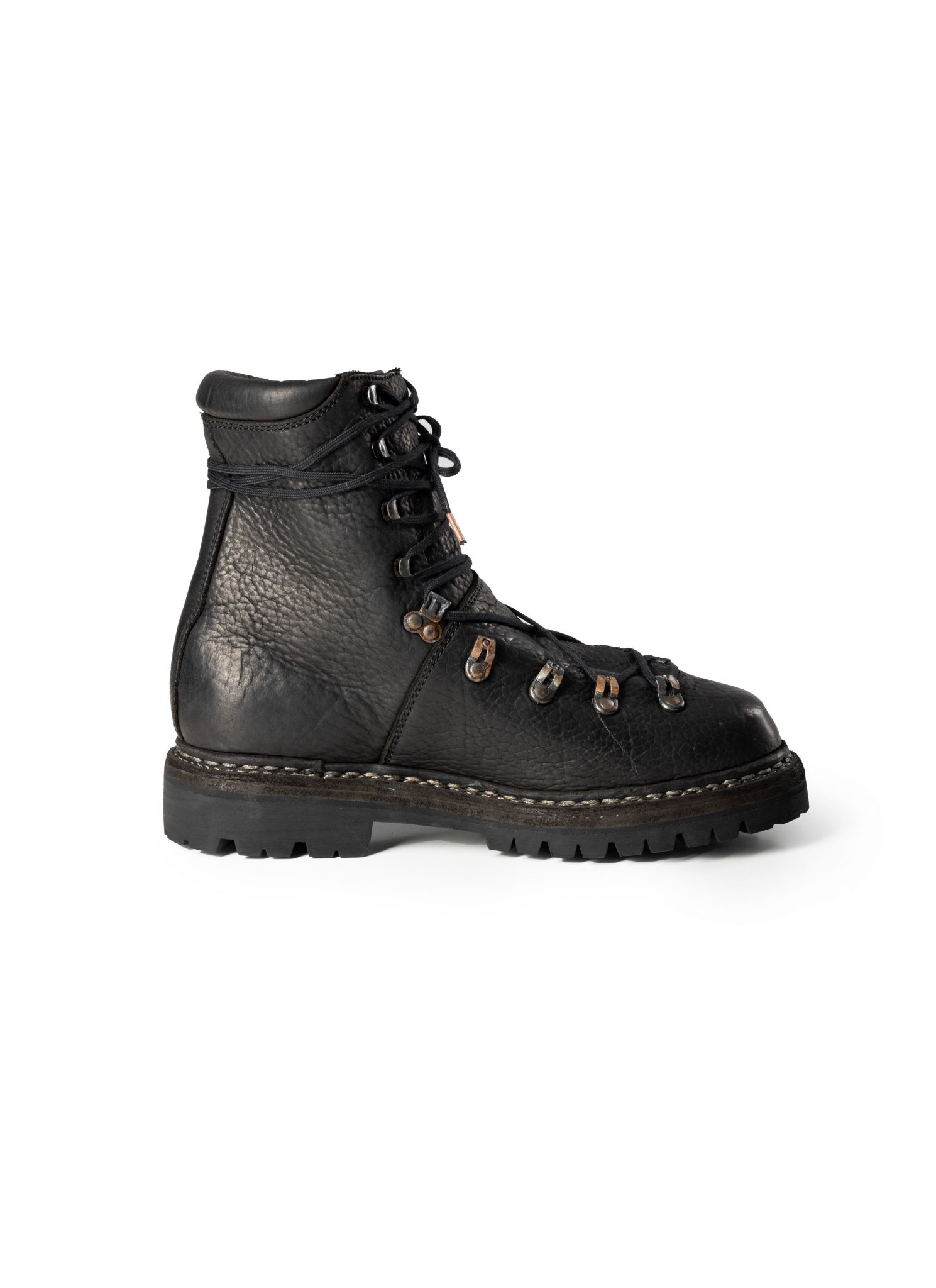 hide-m | GUIDI Men 20 Trekking Boot, modulated bison leather