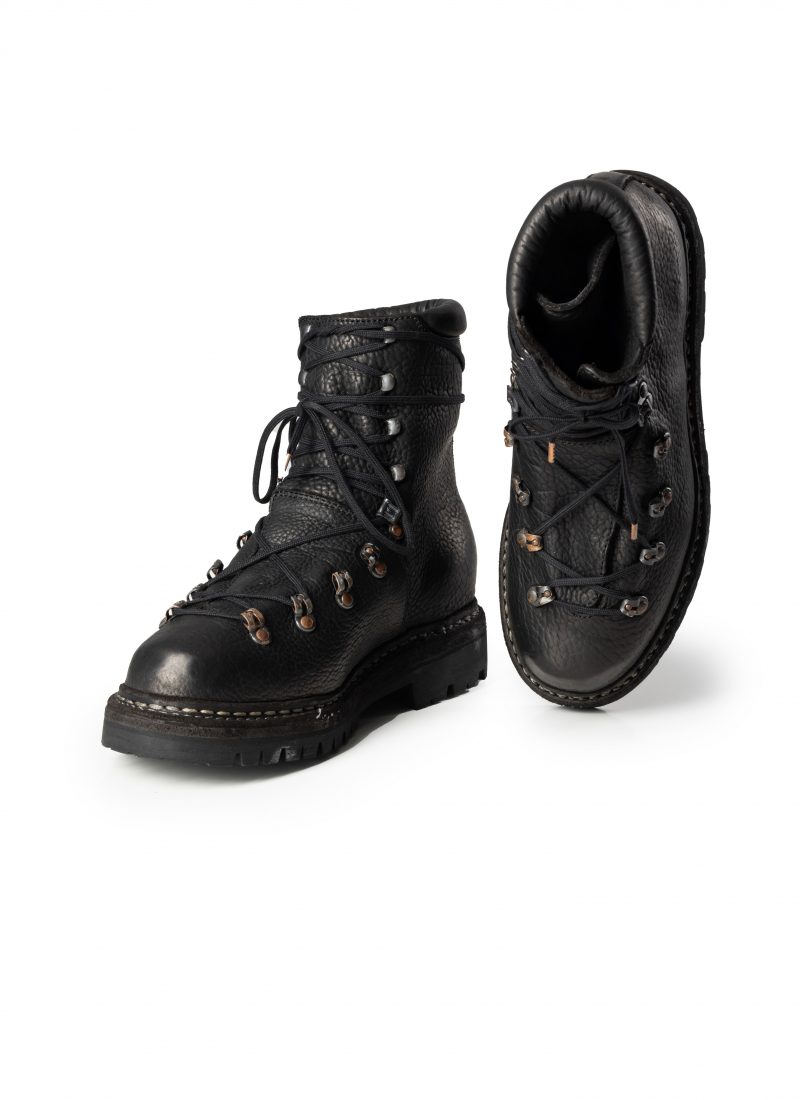 hide-m | GUIDI Men 20 Trekking Boot, modulated bison leather