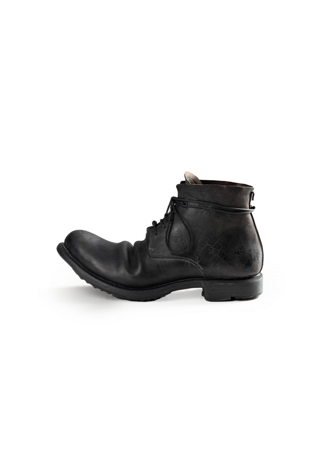 hide-m | LAYER-0 Ankle Boot 1.5 H13, grey/bn shell cordovan rev