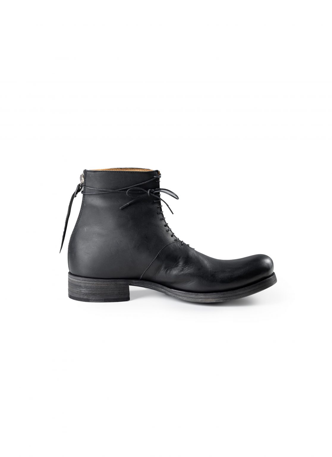 hide-m | M.A+ Short Back Zipper Boot With Laces S1B2Z