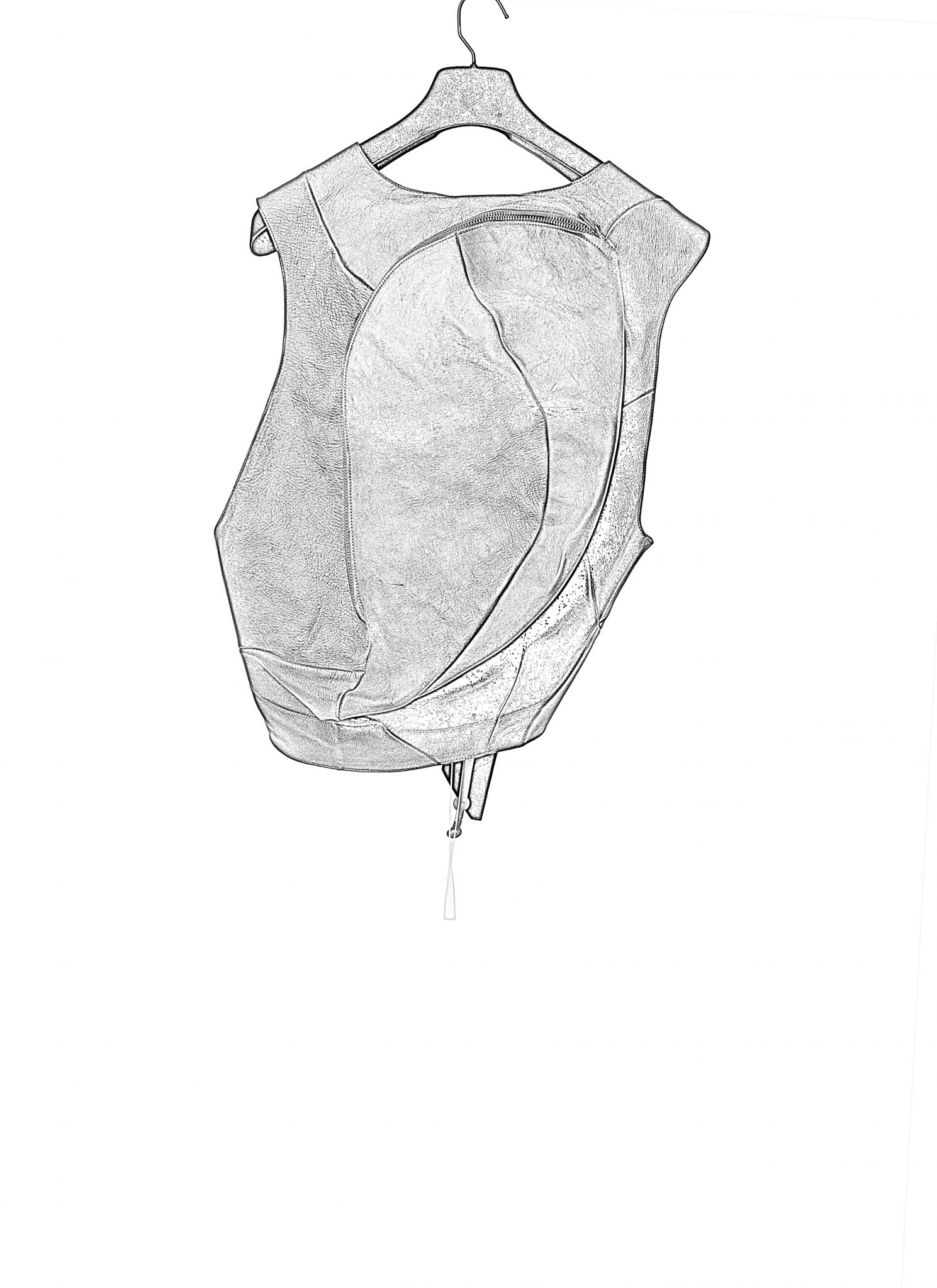 hide-m | LEON EMANUEL BLANCK Egg Backpack, black horse