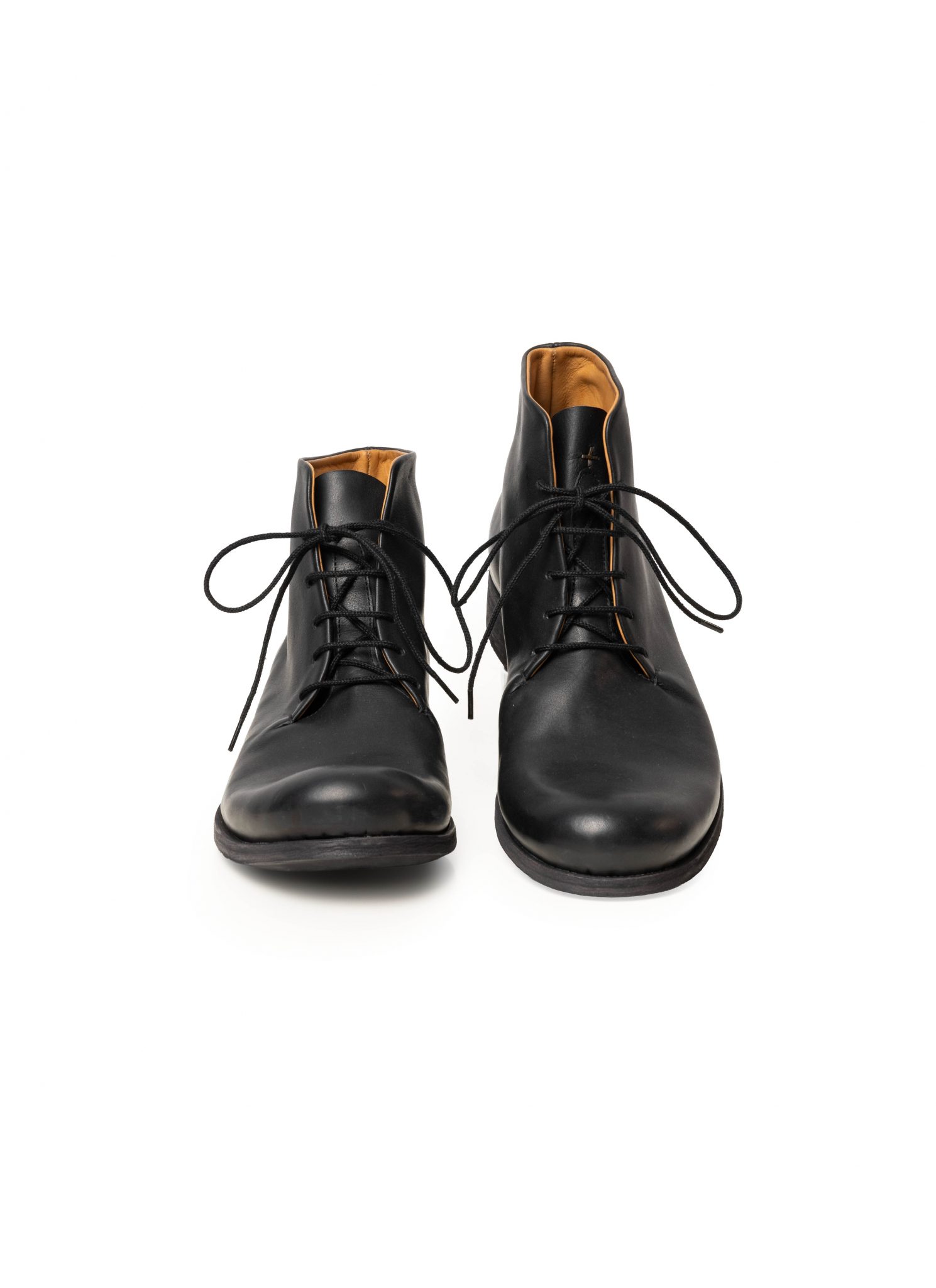 hide-m | M.A+ One Piece Leather Short Boot S1A2, black