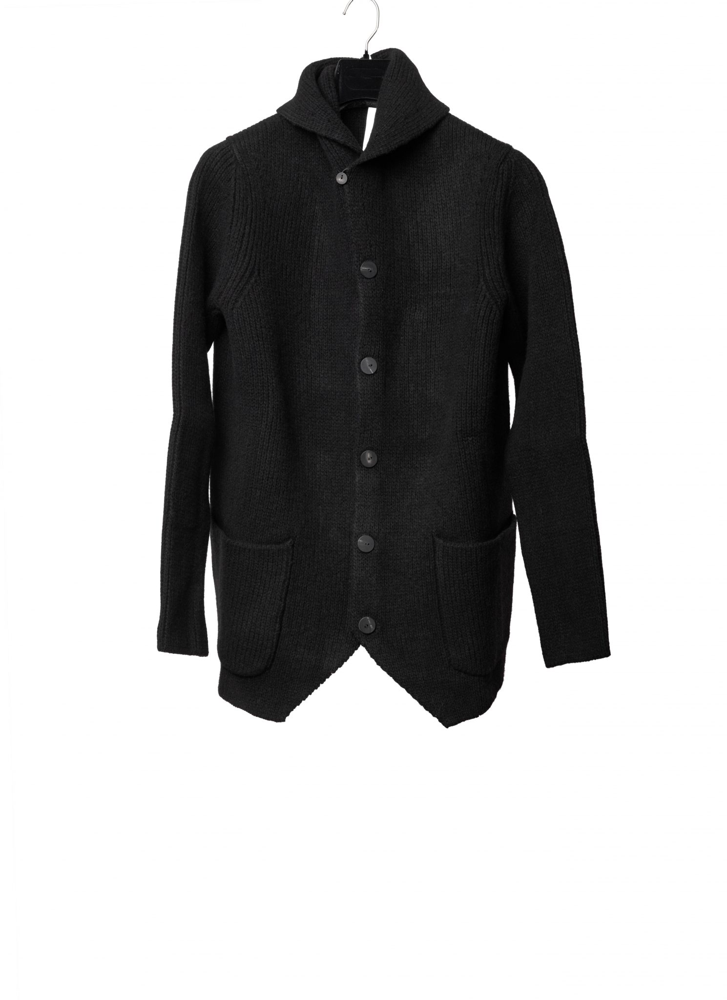 hide-m | Label Under Construction Scarf Collar Blazer, black