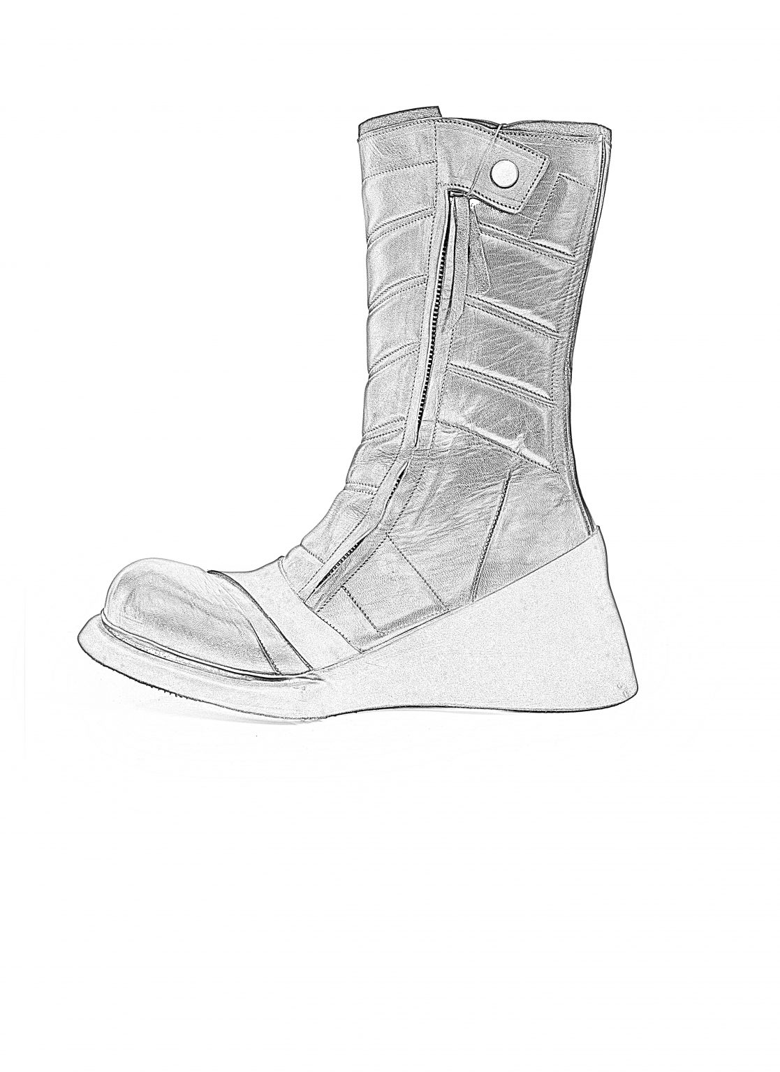hide-m | Leon Emanuel Blanck Distortion Biker Boot, black horse