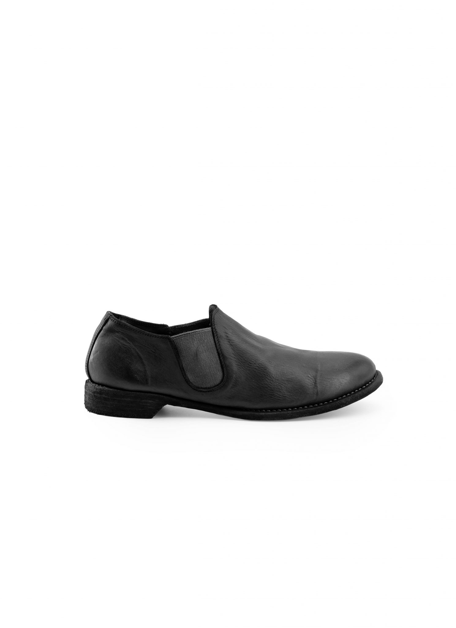 hide-m | GUIDI 109 Slipper Beatle, black horse leather